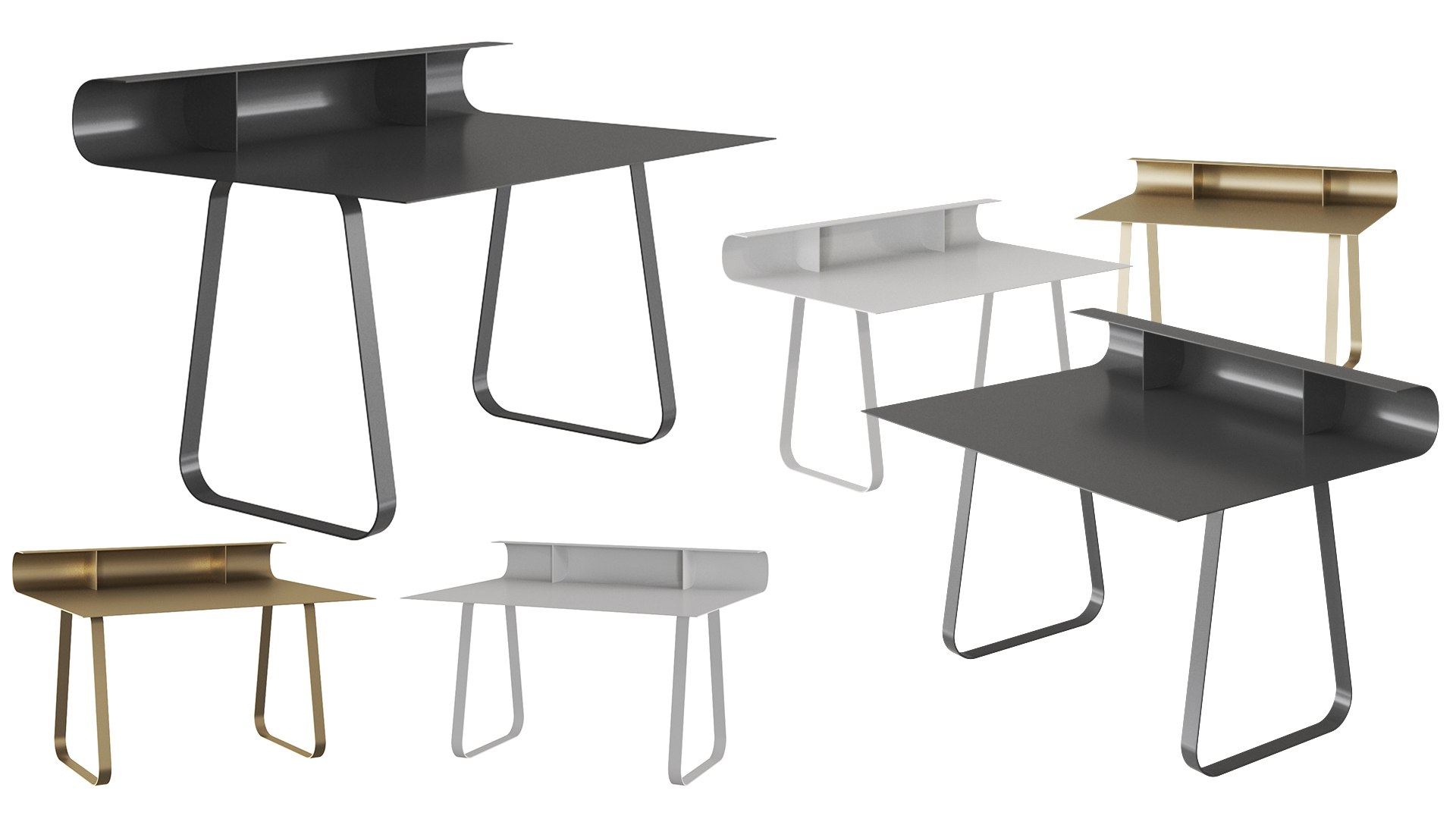 Twist Desk By Reflex Work Table 3D Model - TurboSquid 2113521