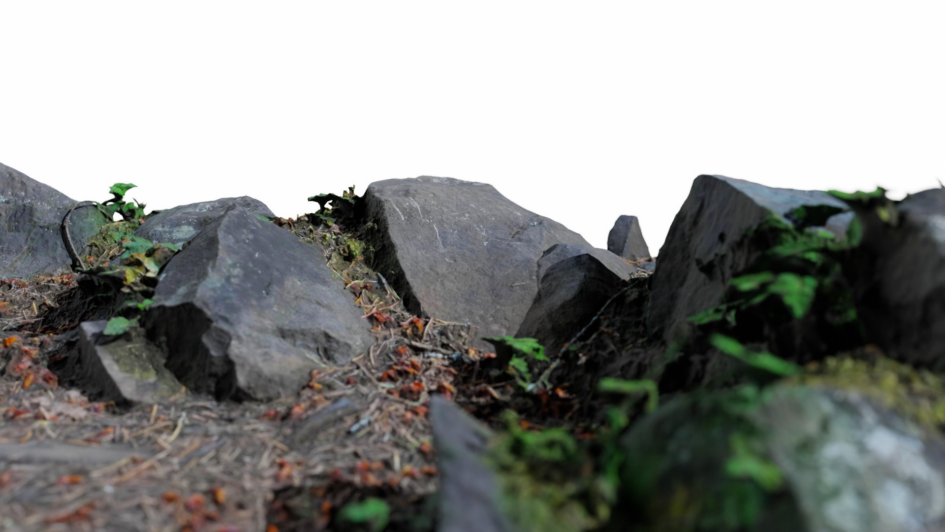 3D Model Ground Rocks Spirit Falls2 - TurboSquid 2233151