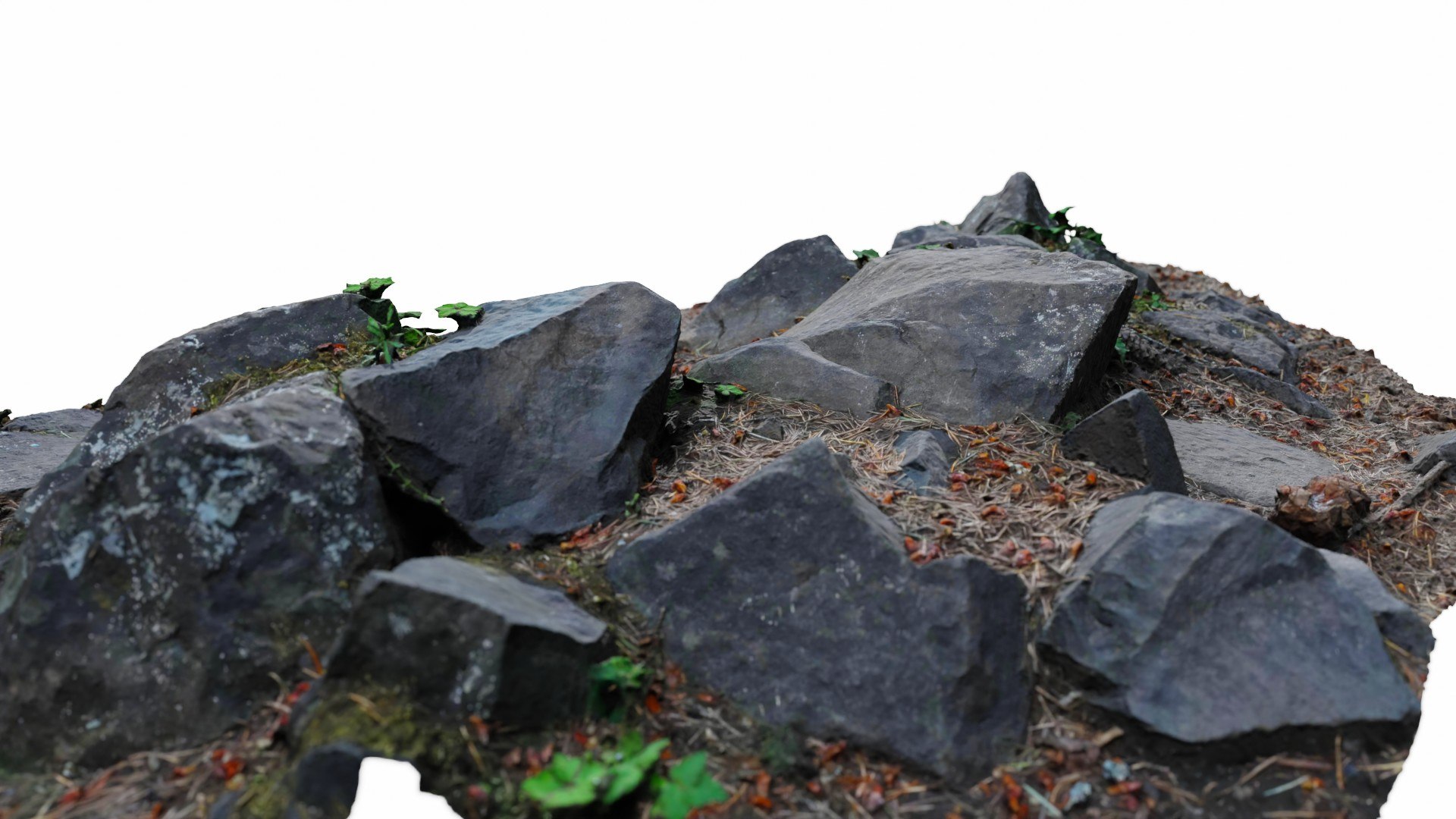 3D Model Ground Rocks Spirit Falls2 - TurboSquid 2233151