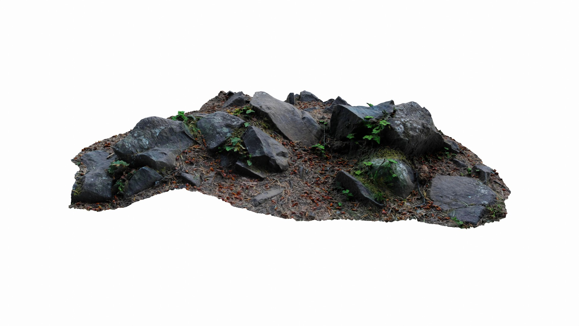 3D Model Ground Rocks Spirit Falls2 - TurboSquid 2233151