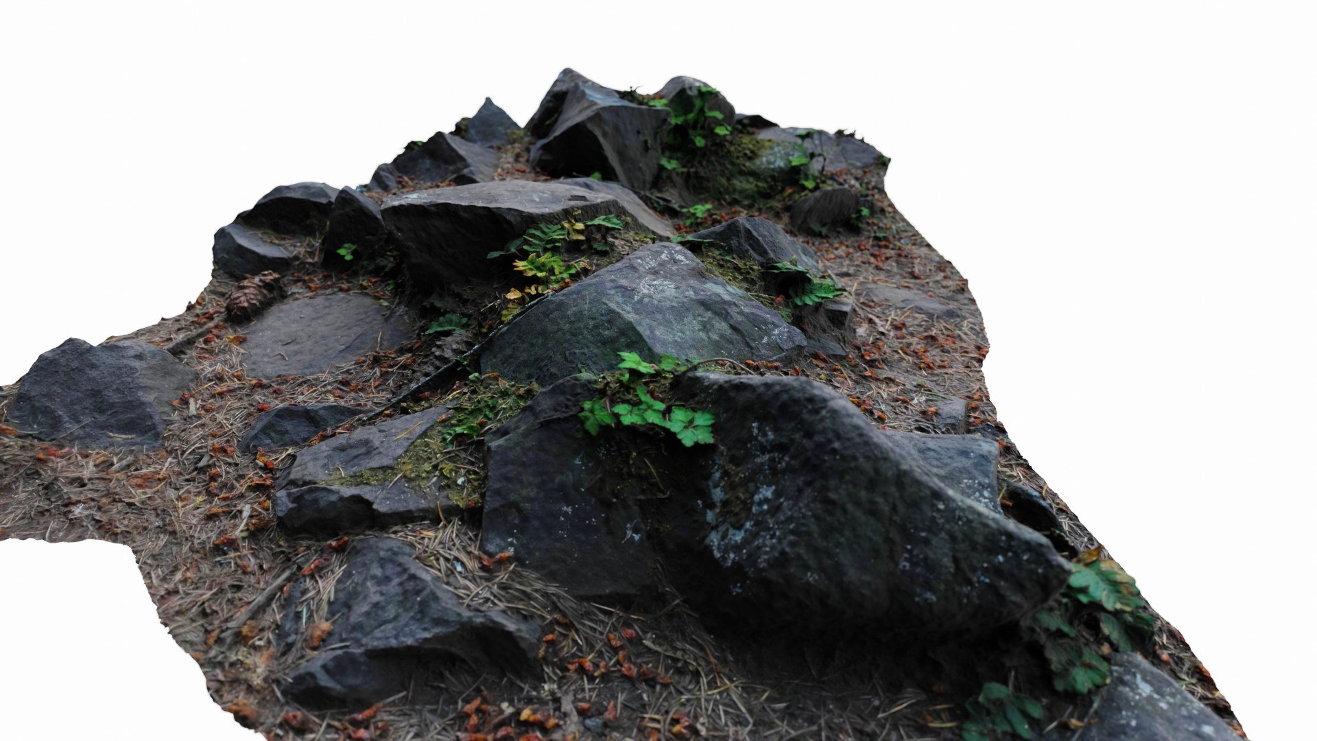 3D Model Ground Rocks Spirit Falls2 - TurboSquid 2233151