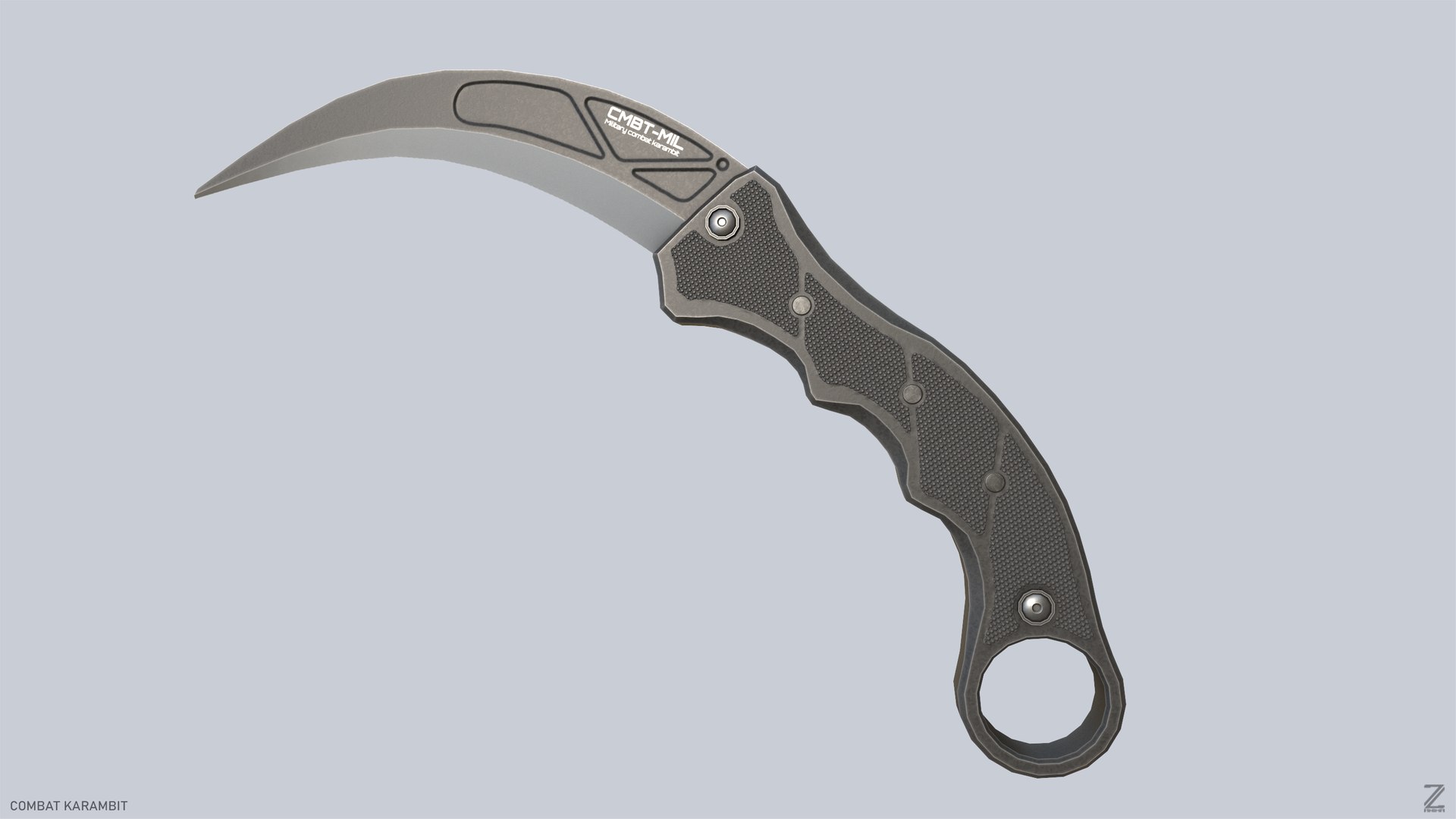 3D Combat Karambit Model - TurboSquid 2418860