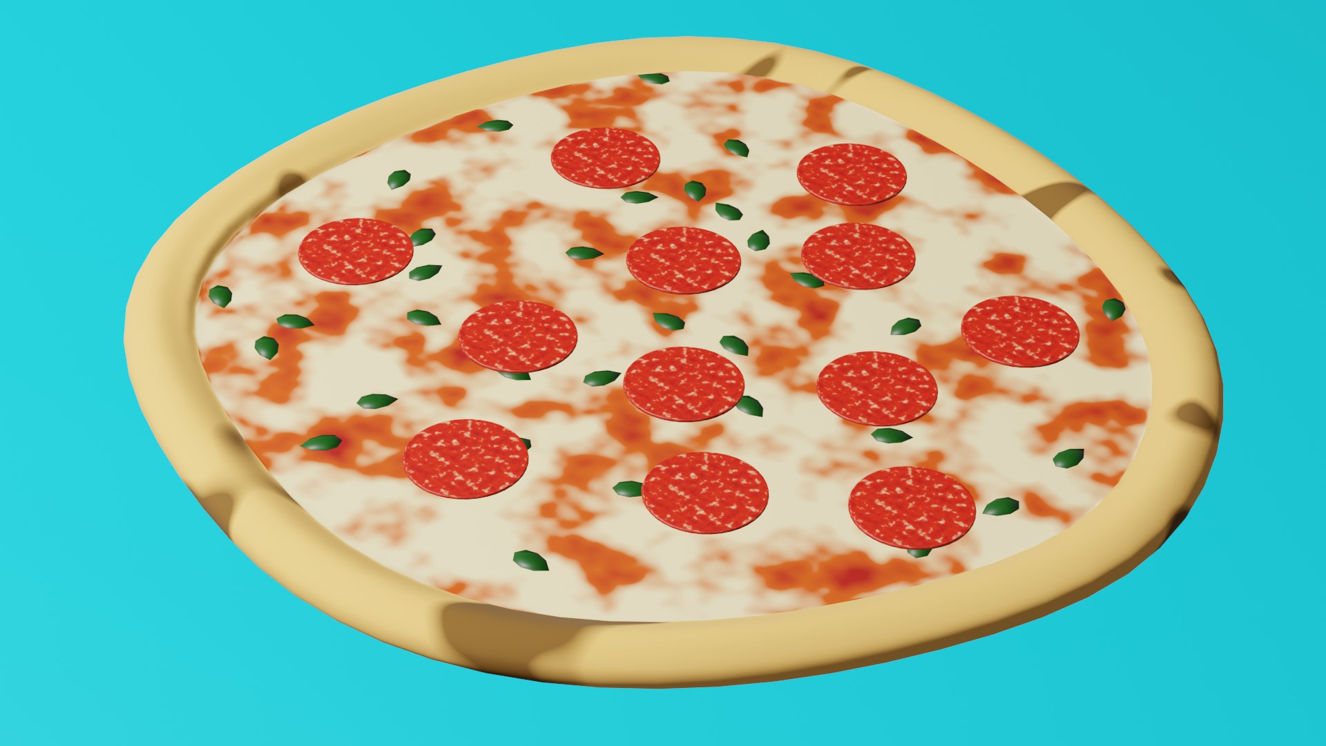 Low-poly Pizza in a box model - TurboSquid 2076011