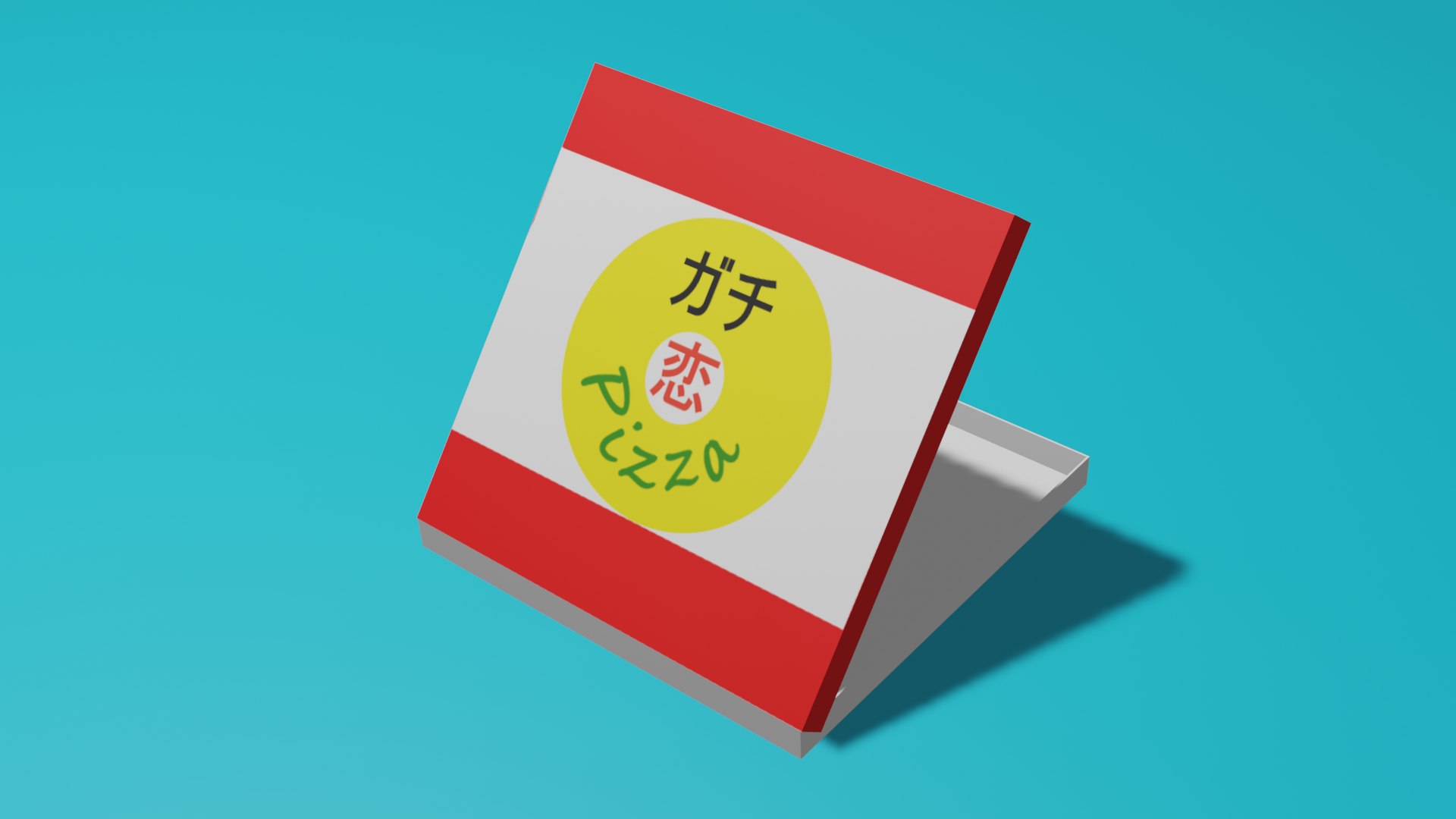 Low-poly Pizza in a box model - TurboSquid 2076011