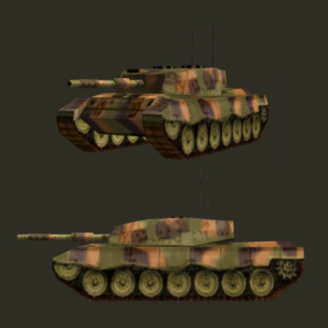 Battle Tank Leopard 1a5 3ds