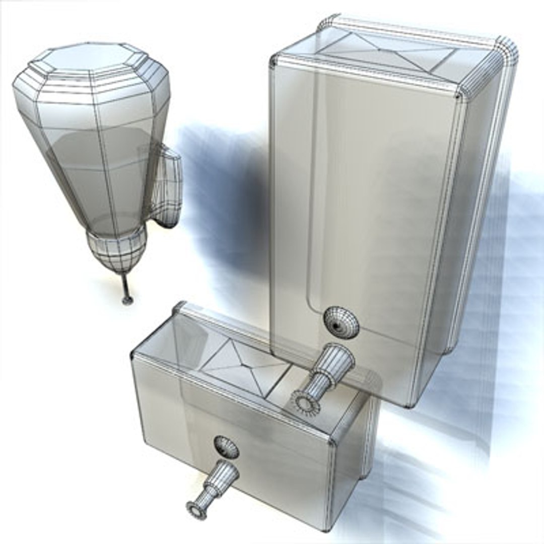 3d Model Soap Dispenser 01
