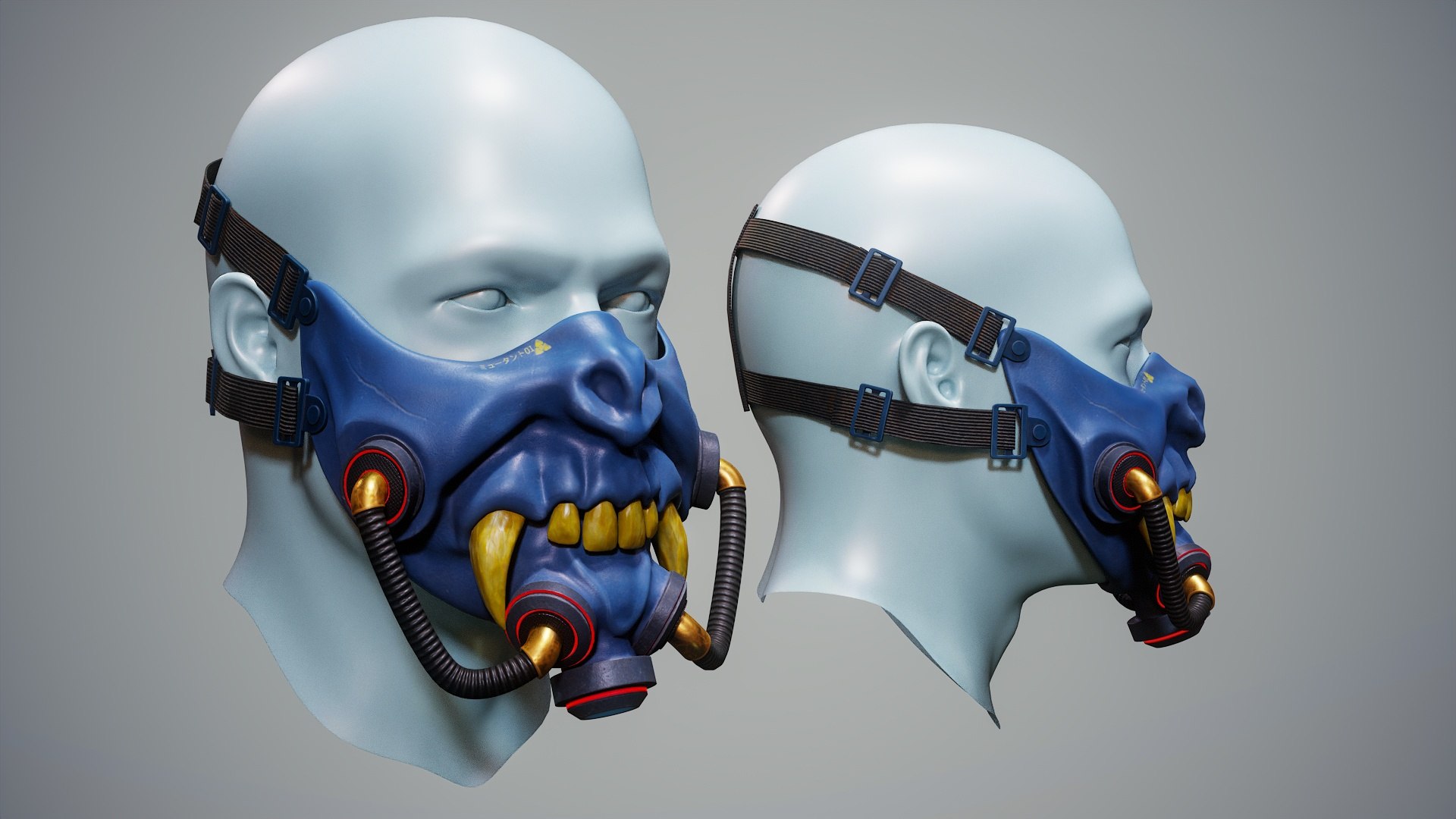 Cyber Mask 01 3D - TurboSquid 2149960