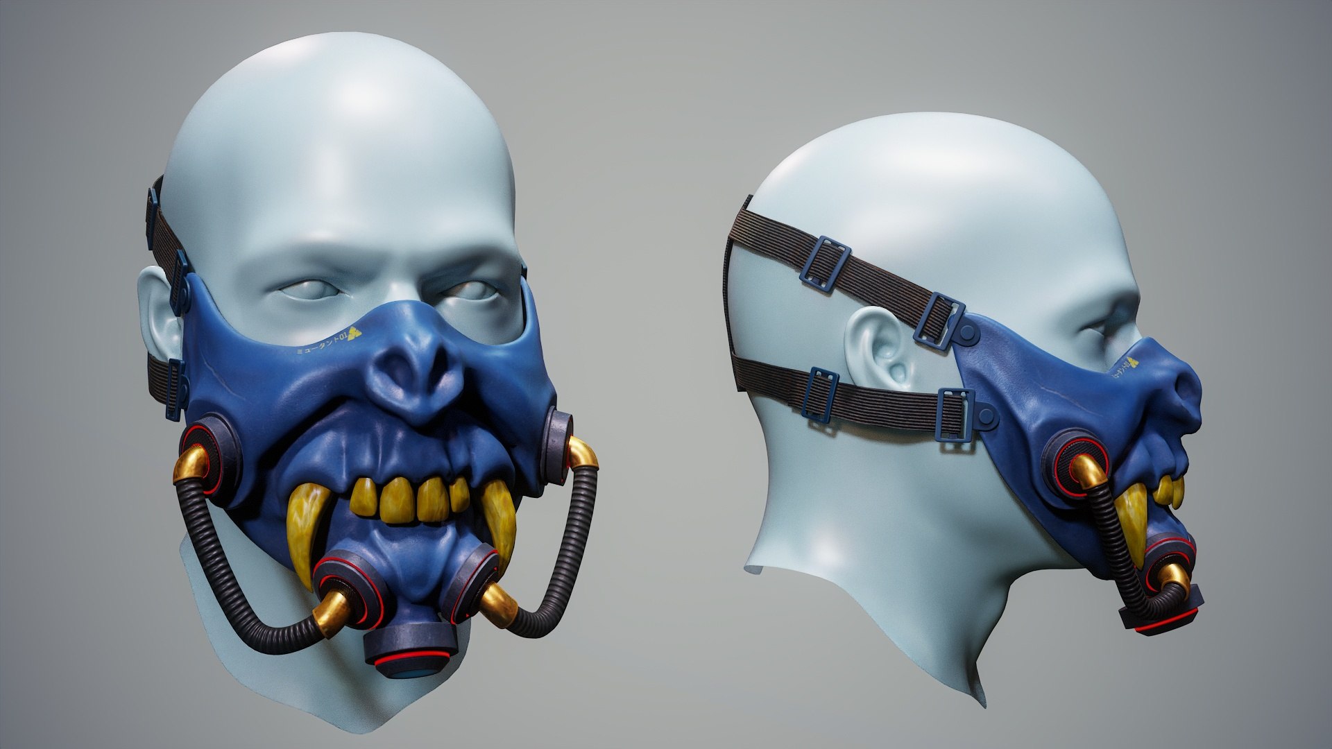 Cyber Mask 01 3D - TurboSquid 2149960