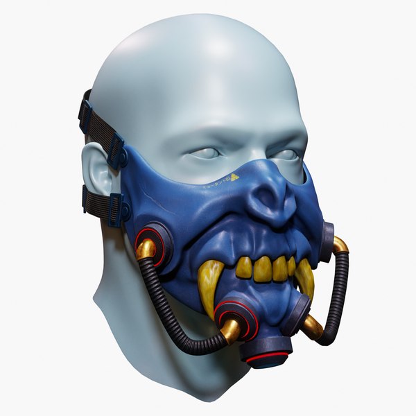 modelo 3d Máscara cibernética 01 - TurboSquid 2149960