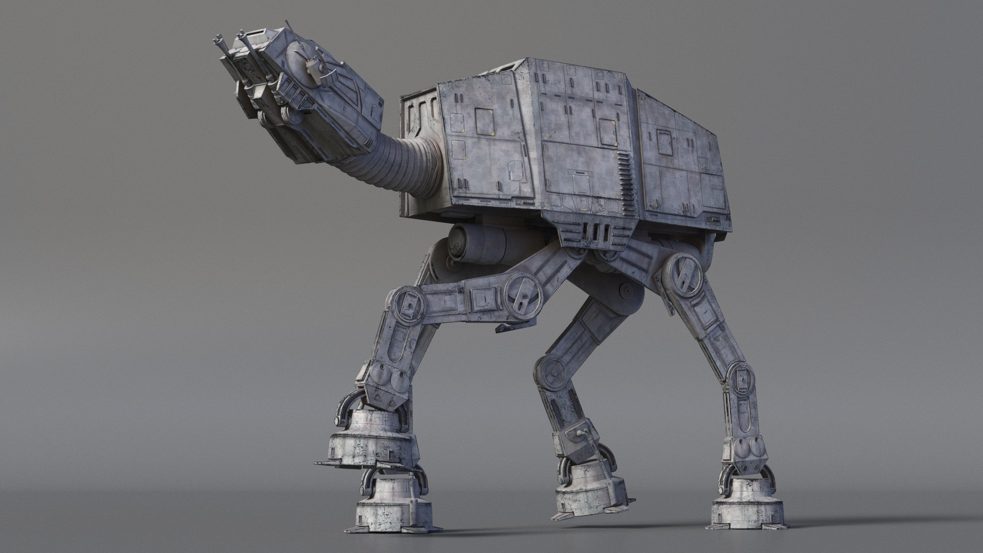 3D Star Wars AT AT Battle Pose - TurboSquid 2136244