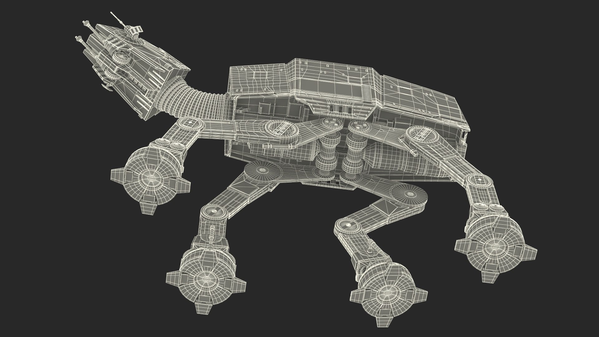 3D Star Wars AT AT Battle Pose - TurboSquid 2136244