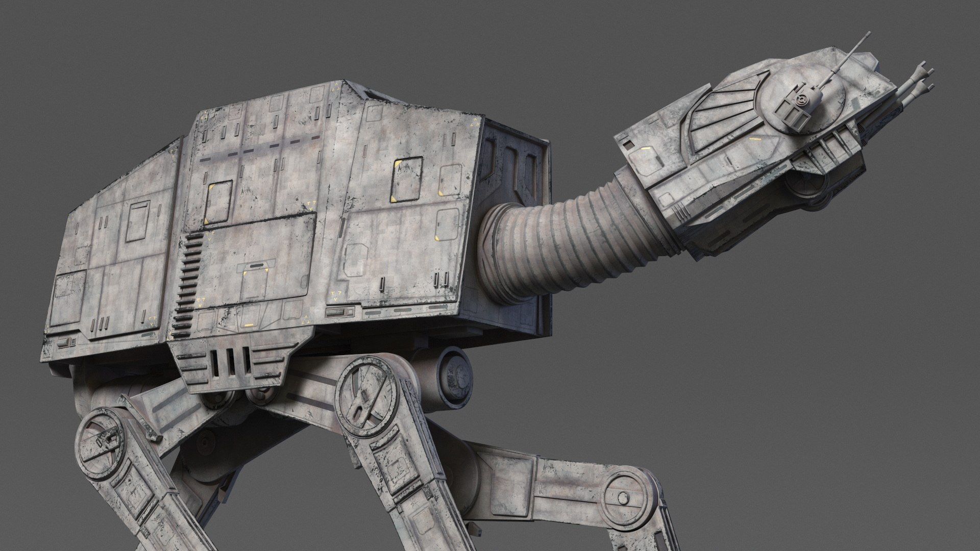 3D Star Wars AT AT Battle Pose - TurboSquid 2136244