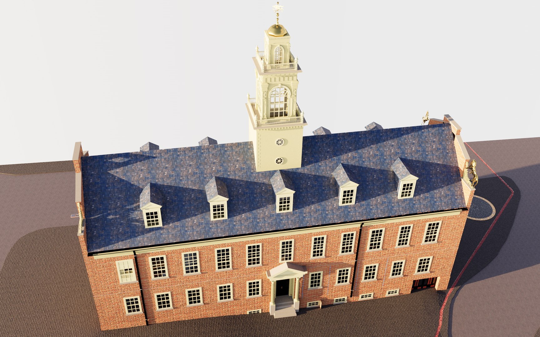3D model Boston Old State House - TurboSquid 2152006