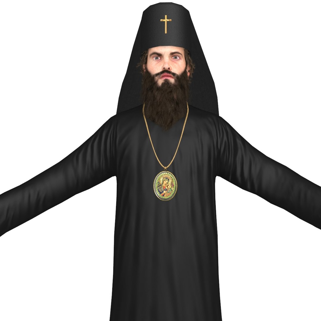 3D model orthodox priest - TurboSquid 1280217