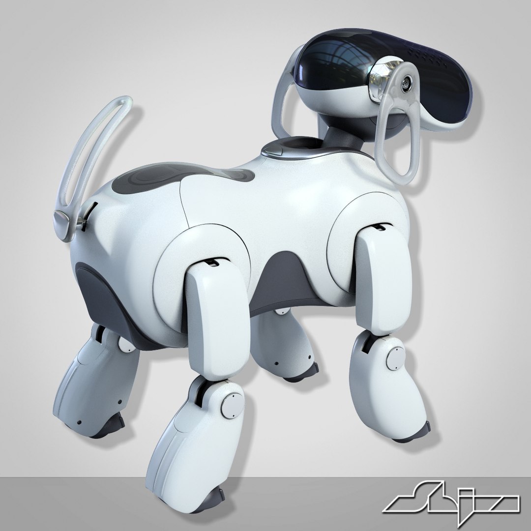 3dsmax Aibo Robot Bot