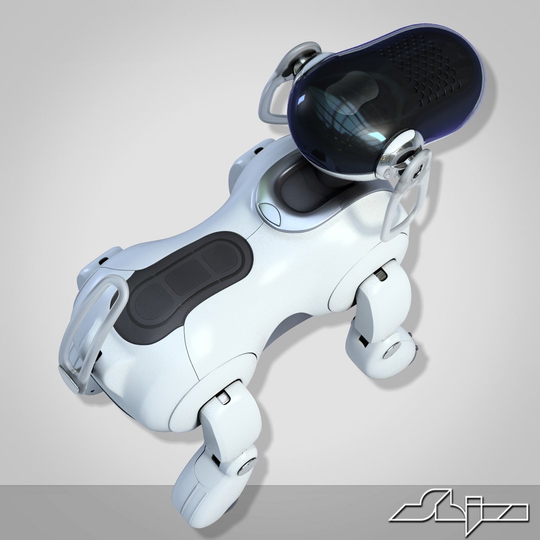 3dsmax Aibo Robot Bot