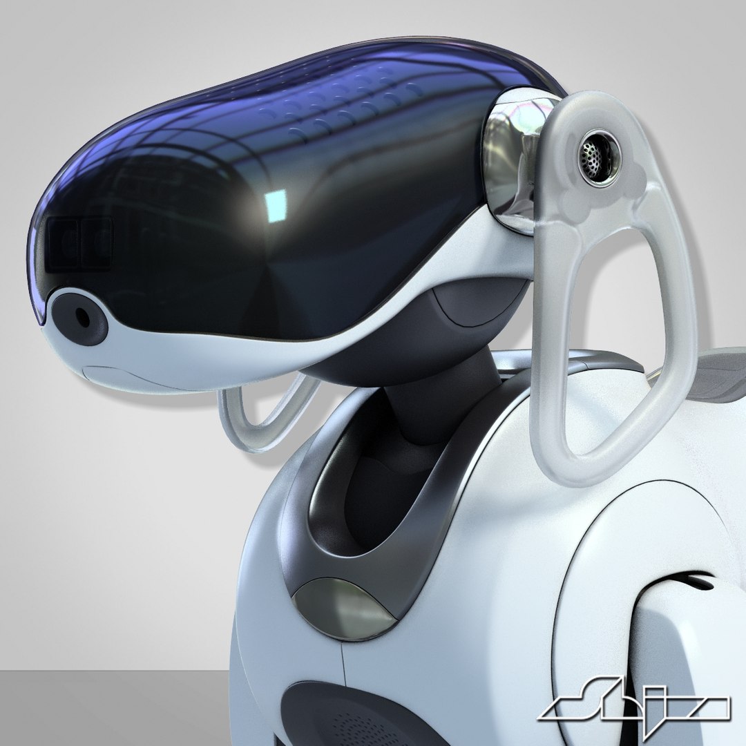 3dsmax Aibo Robot Bot