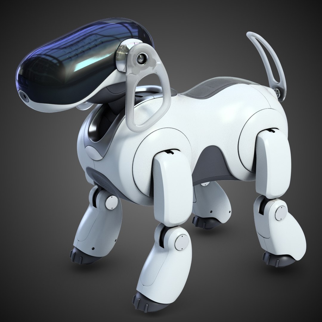 3dsmax Aibo Robot Bot
