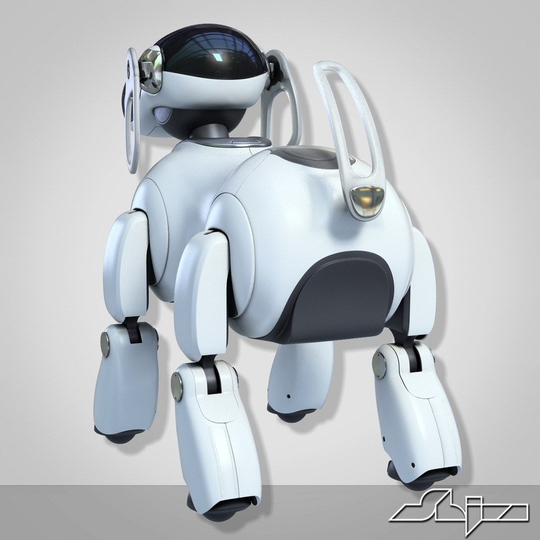 3dsmax Aibo Robot Bot