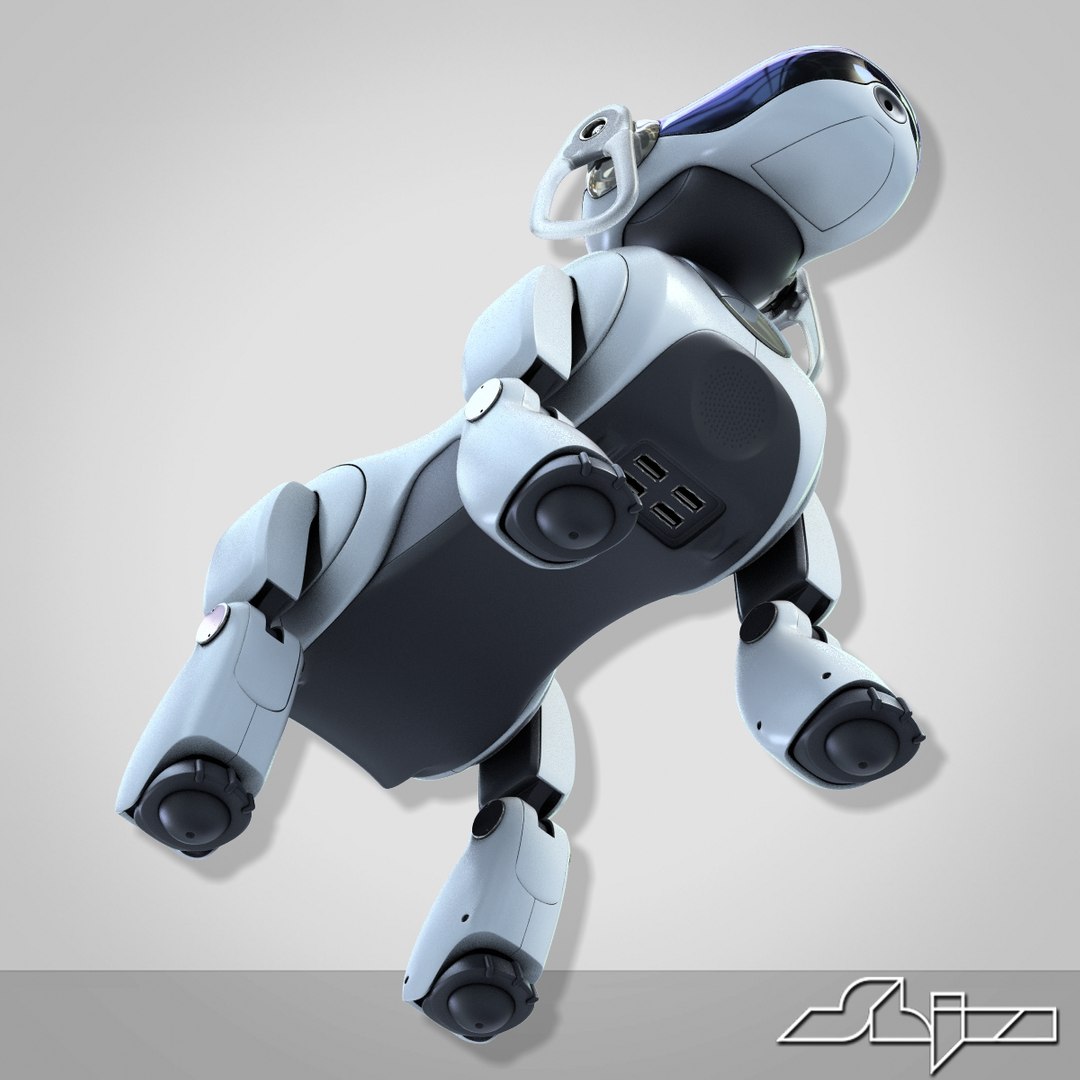 3dsmax Aibo Robot Bot