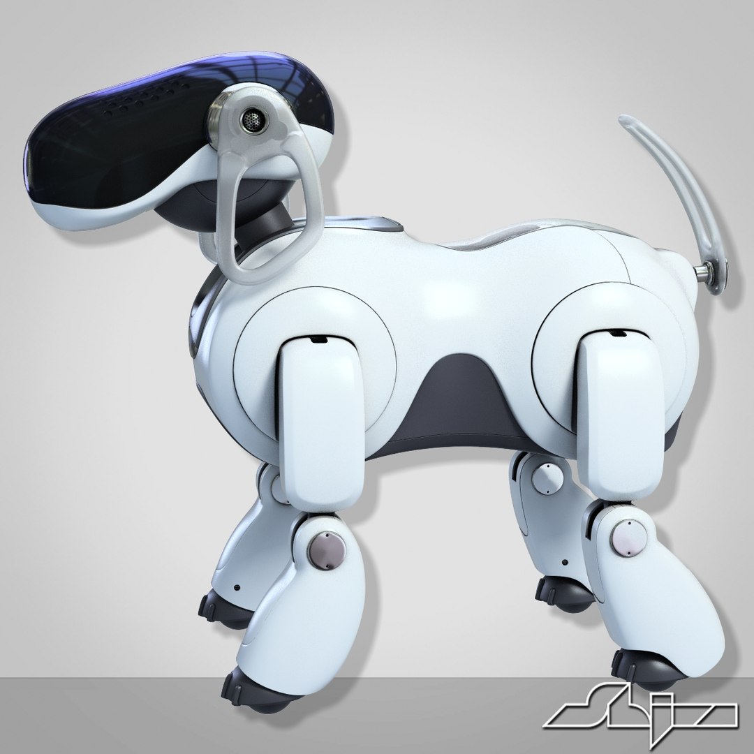 3dsmax Aibo Robot Bot