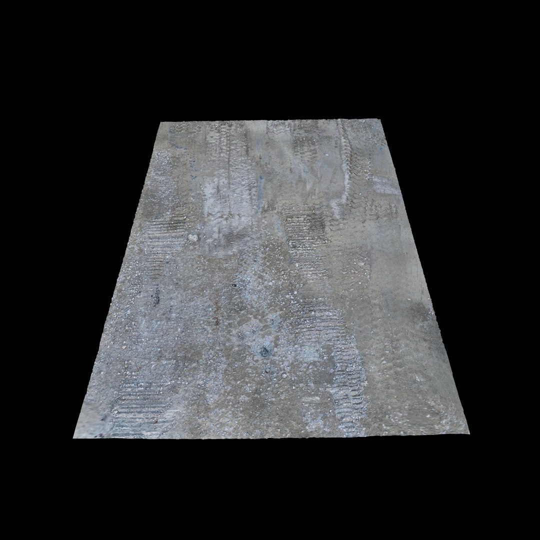 Gravel Ground 07 - 3D Photogrammetry Model Scan Of Sand And Tire Track ...