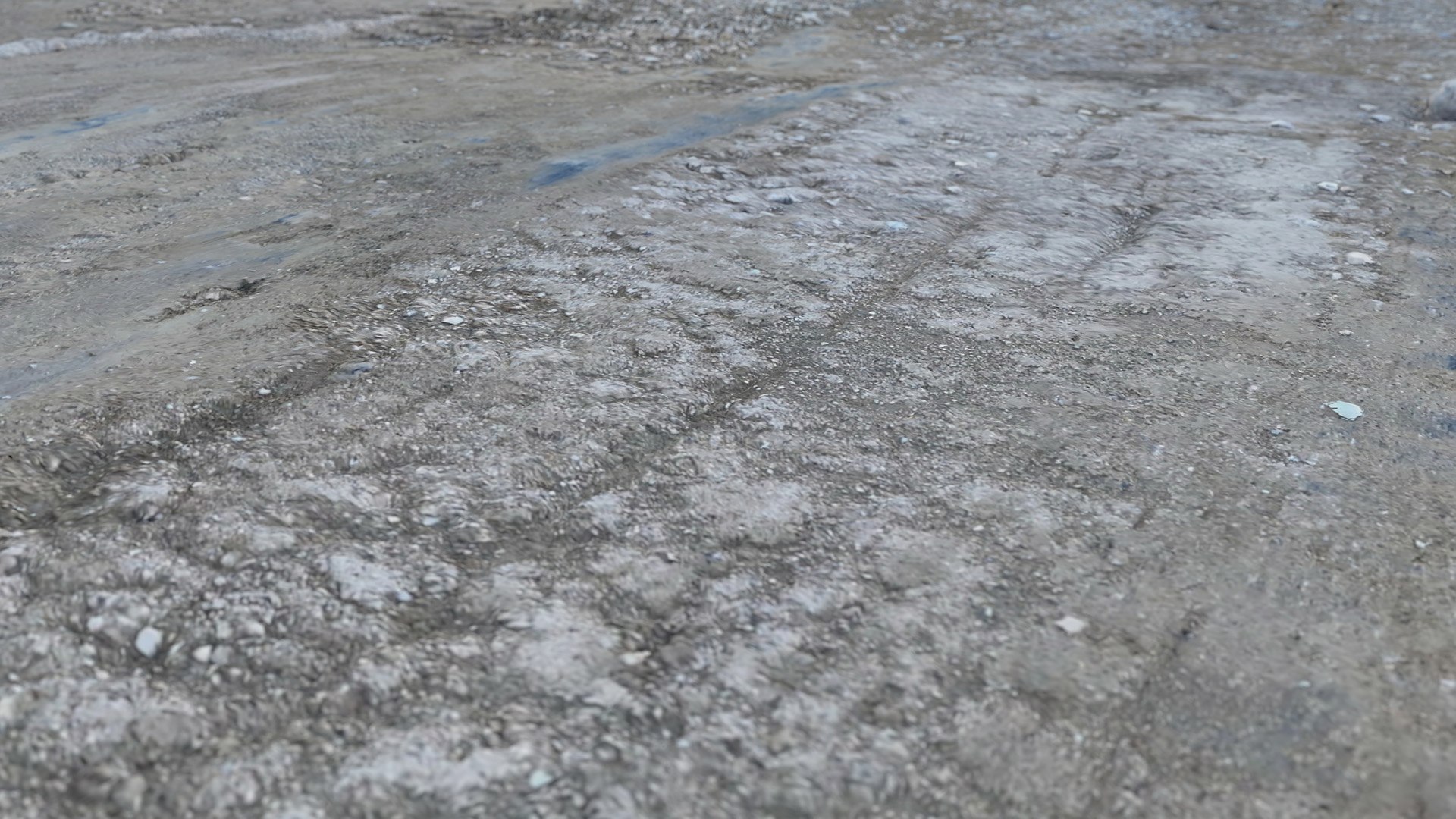 Gravel Ground 07 - 3D Photogrammetry Model Scan Of Sand And Tire Track ...