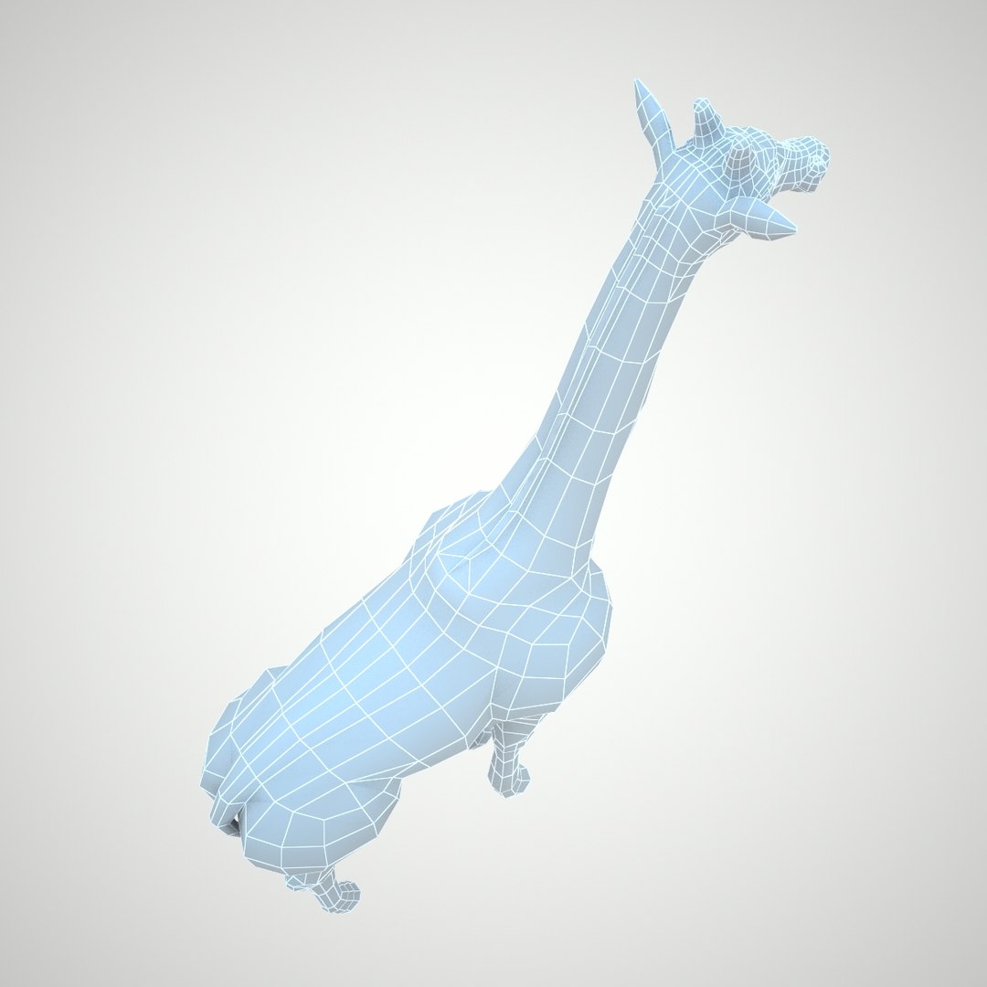 3d Model Of Giraffe