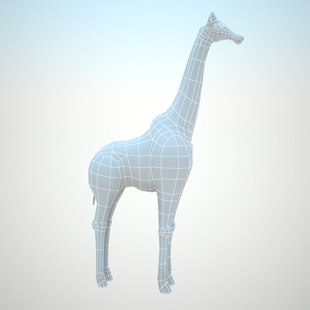3d Model Of Giraffe