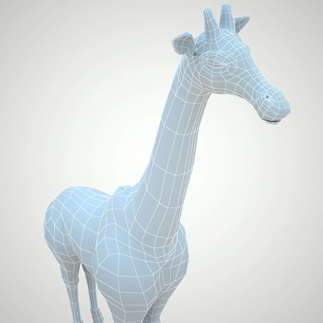 3d Model Of Giraffe