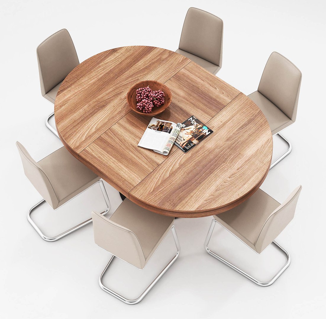 3D Dining Table Boconcept Granada - TurboSquid 1240694