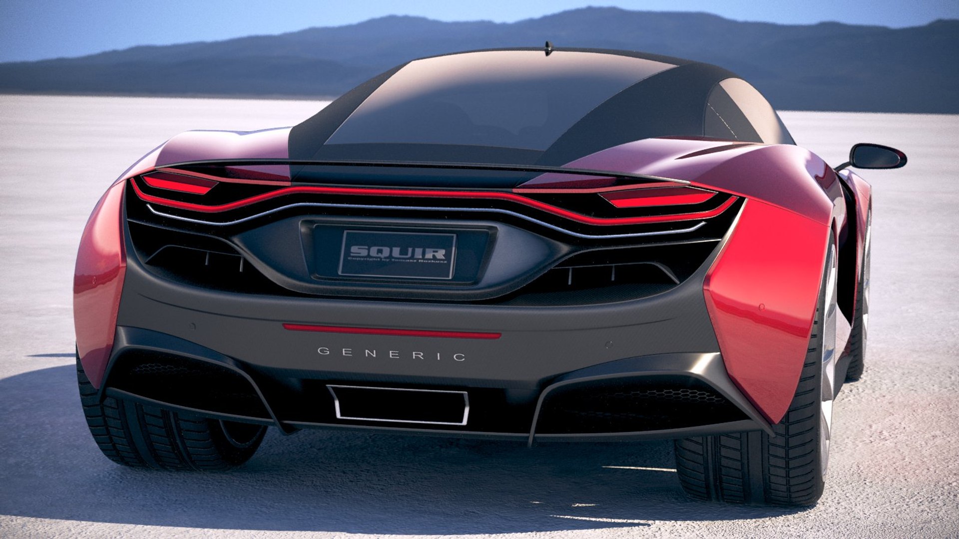 3D Model Generic Supercar V2 - TurboSquid 1275726