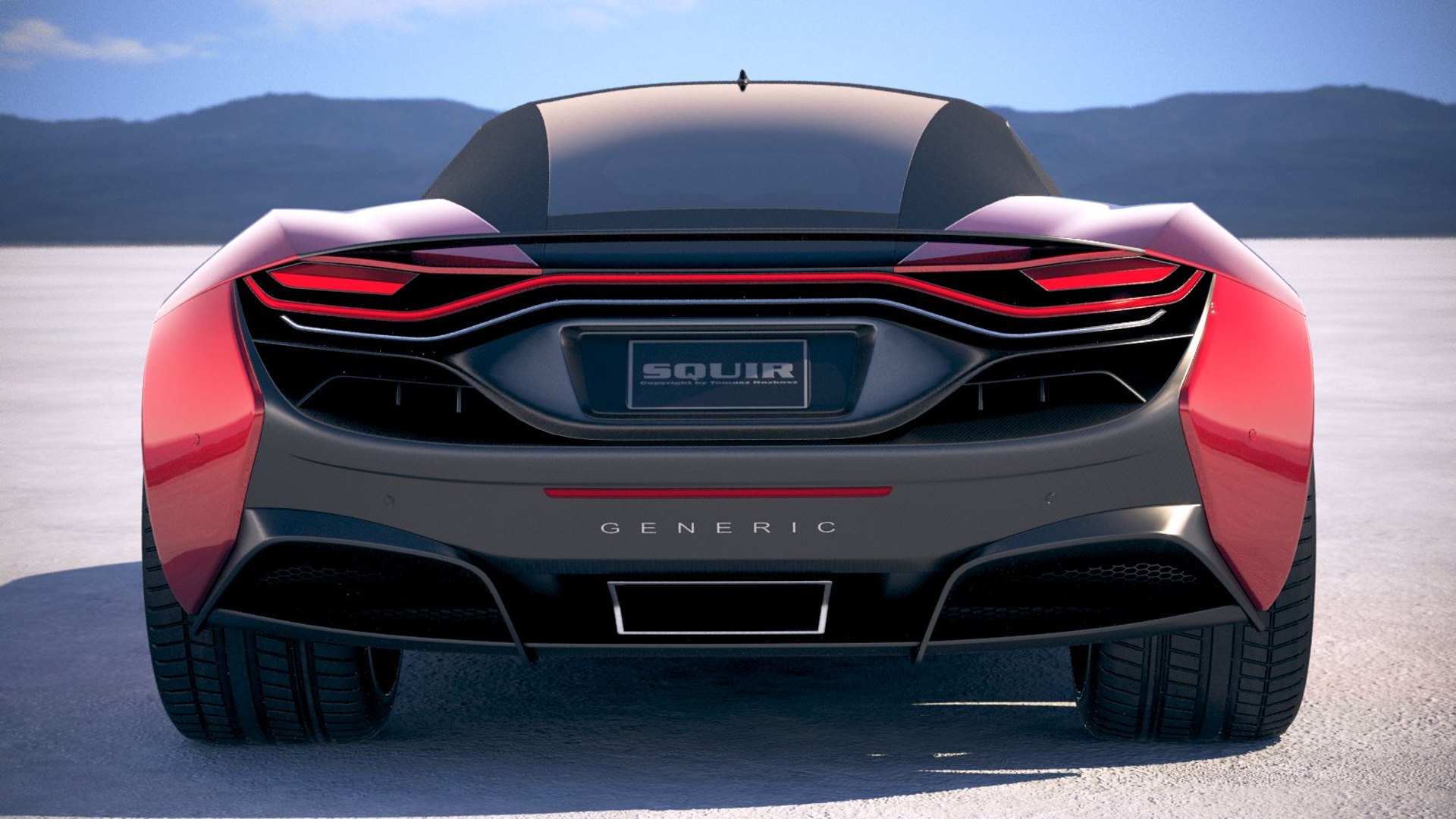 3D Model Generic Supercar V2 - TurboSquid 1275726