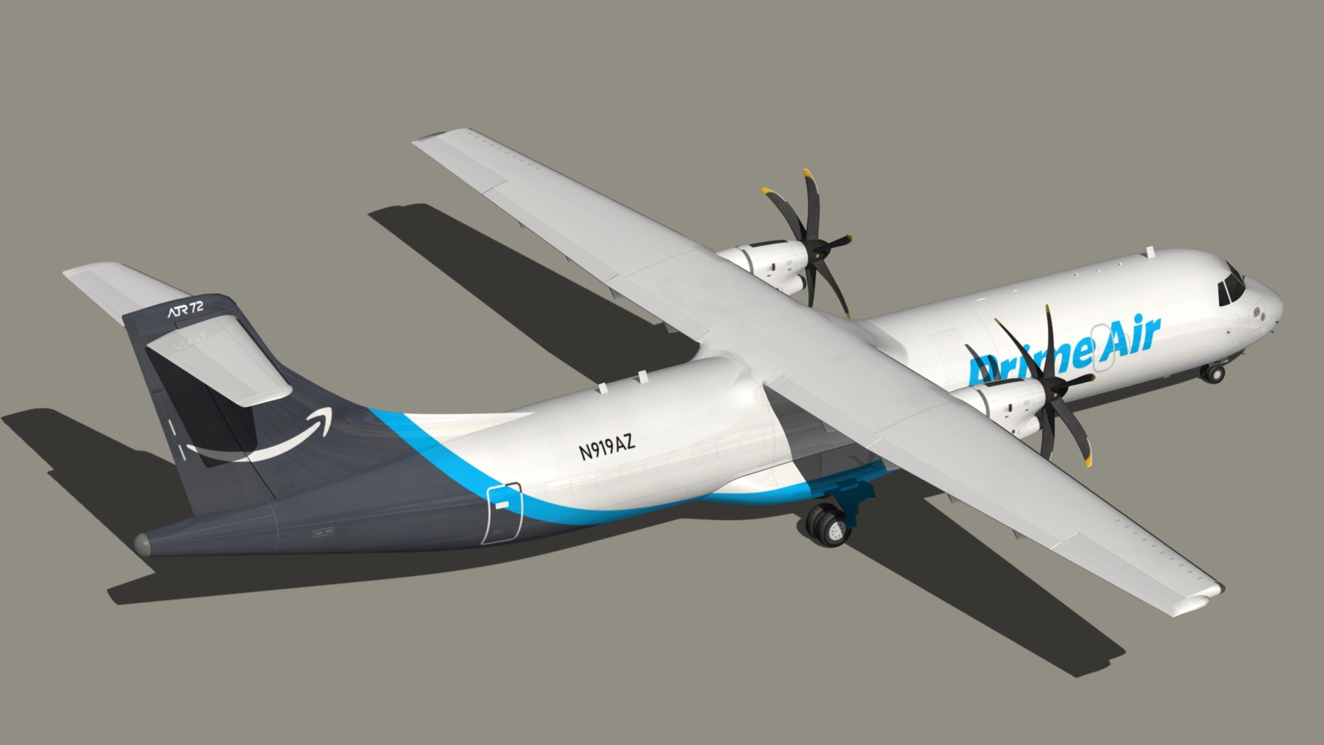 3D ATR 72 Prime Air Model - TurboSquid 1819892