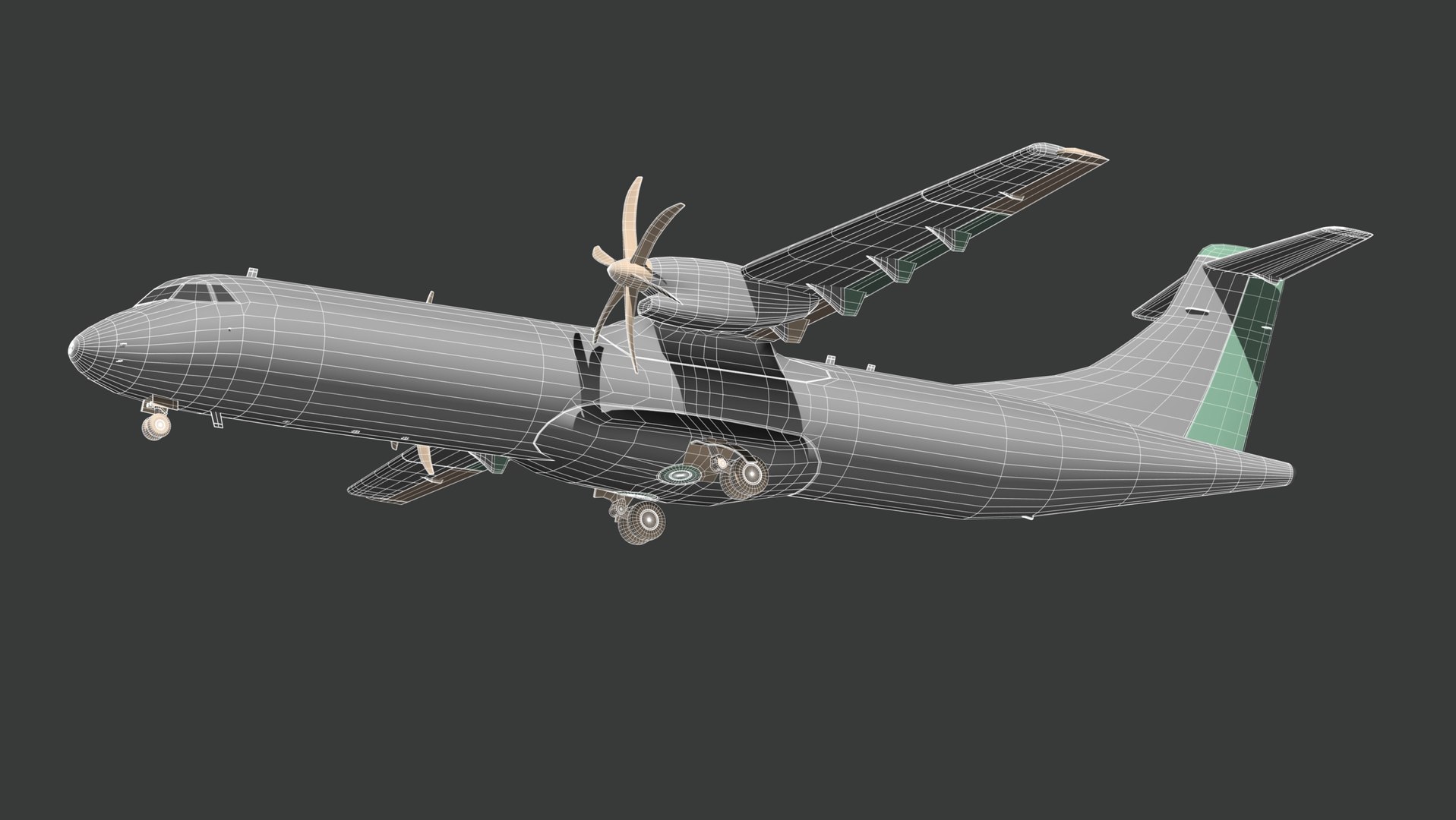 3D ATR 72 Prime Air Model - TurboSquid 1819892