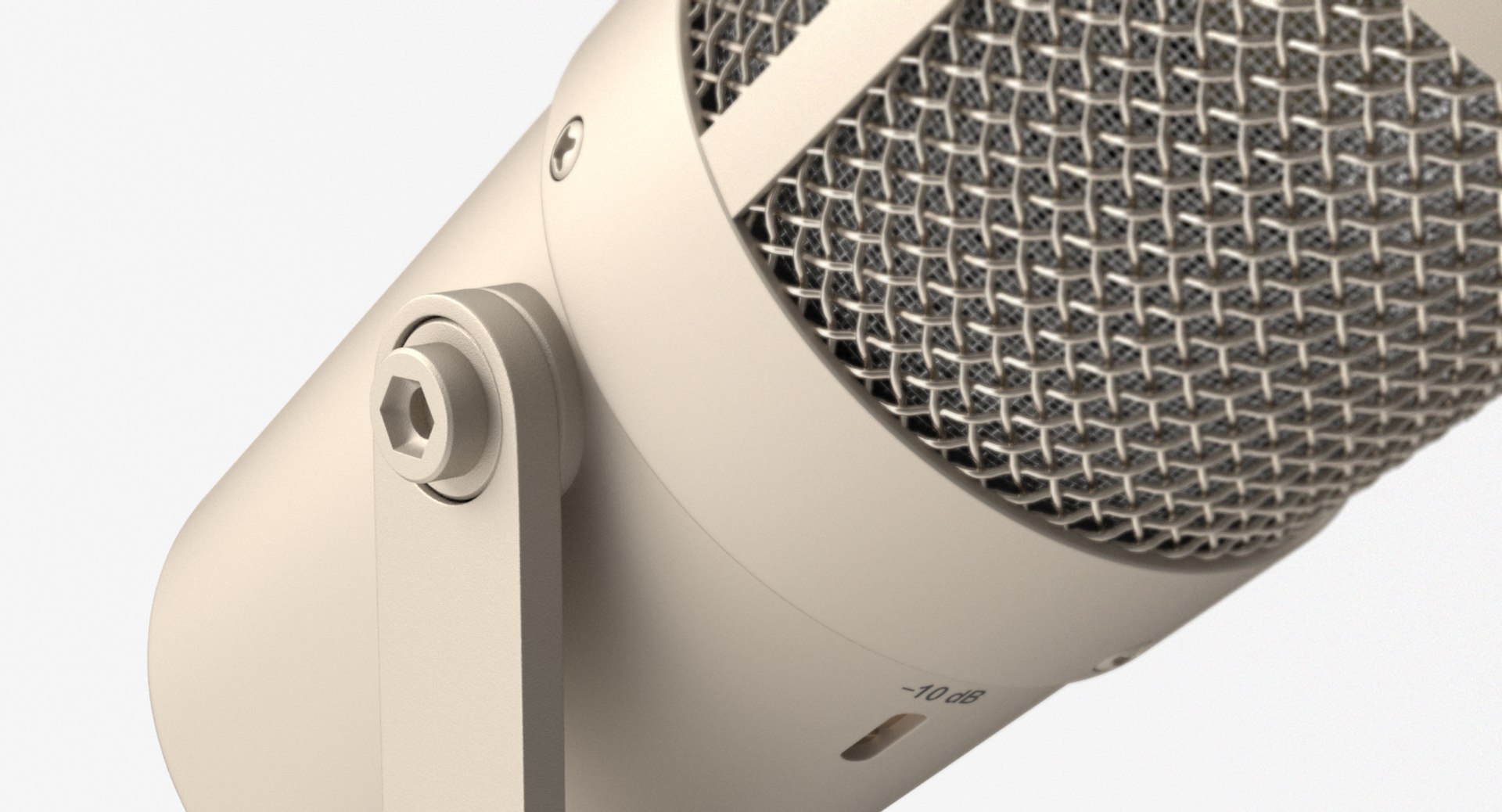 3D neumann u47 condenser microphone model - TurboSquid 1409621