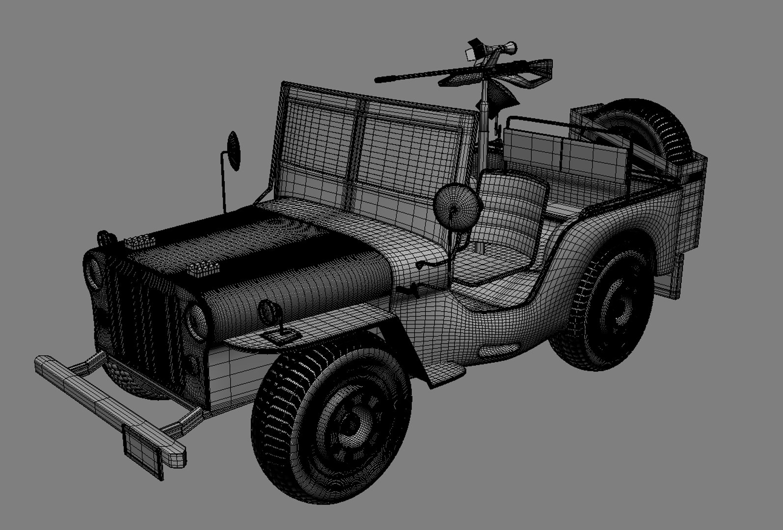 3d model jeep
