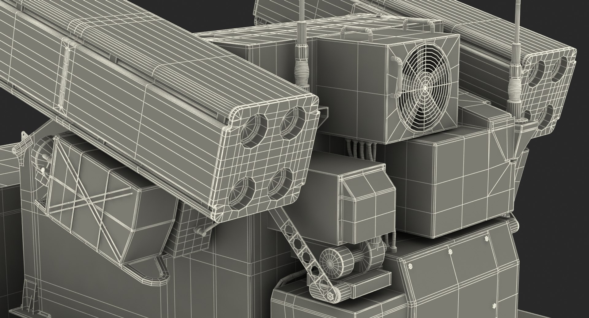 3d hmmwv m998 equipped avenger model