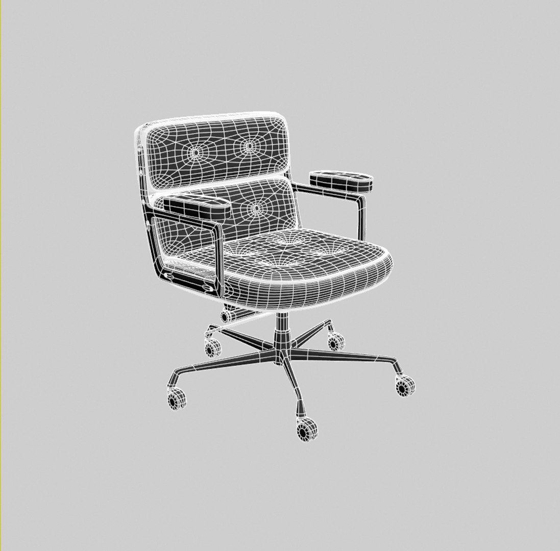 3dsmax eames lobby chair