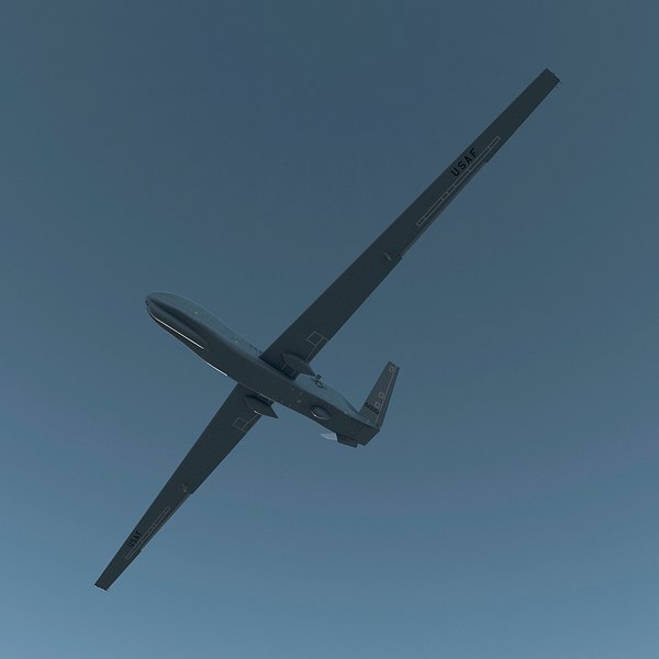 rq 4 global hawk 3d model