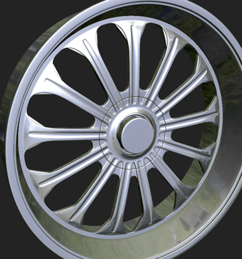 wheels rim obj