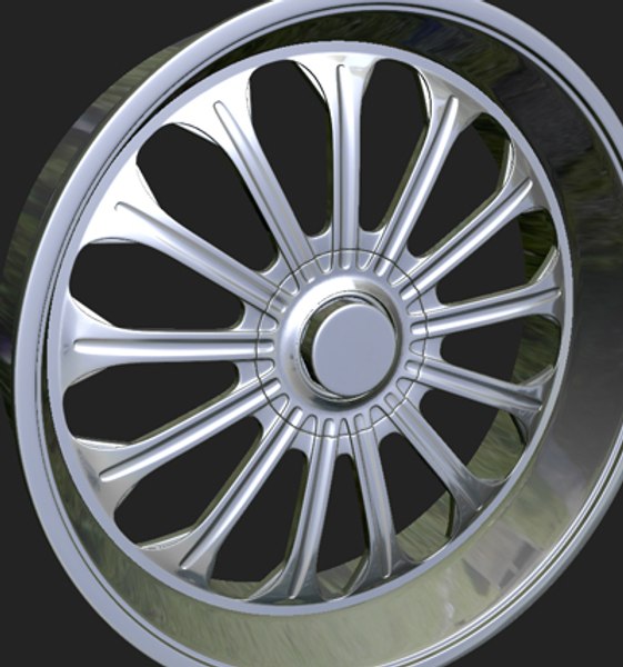 wheels rim obj
