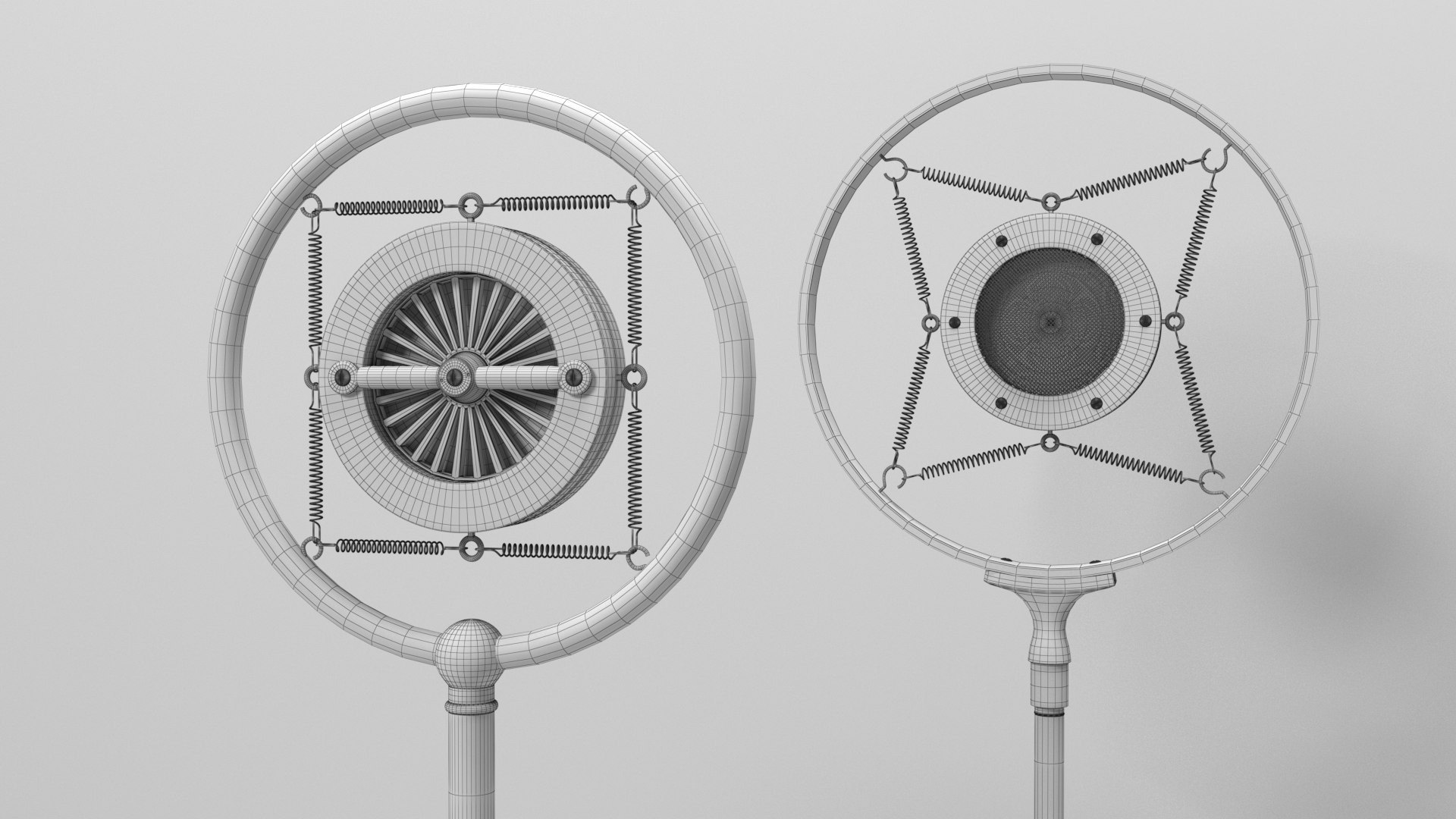 3D Vintage Microphone 3D Model - TurboSquid 2089541