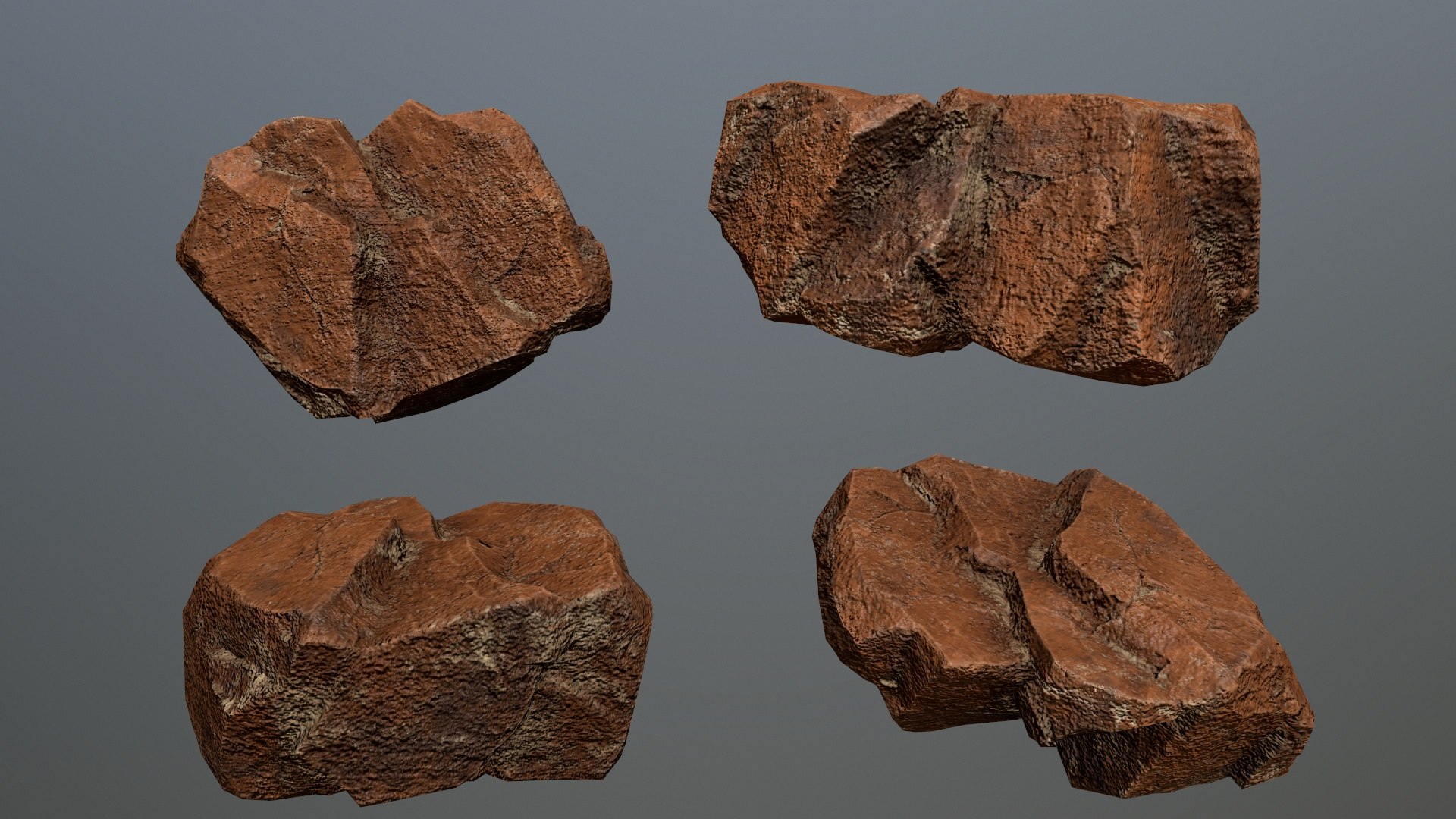 3D Rock Set 8 Model - TurboSquid 2028304