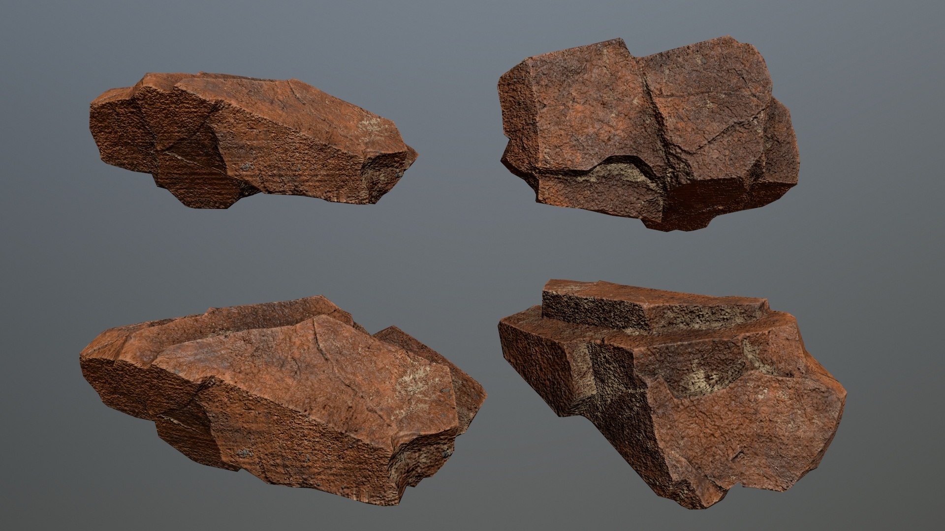 3D Rock Set 8 Model - TurboSquid 2028304