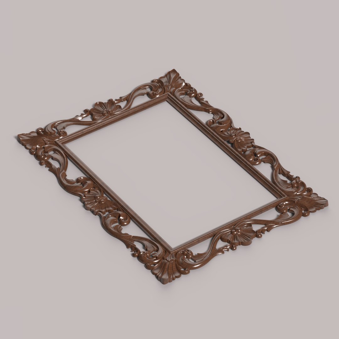 Carved Frame Cnc Model - TurboSquid 1218791