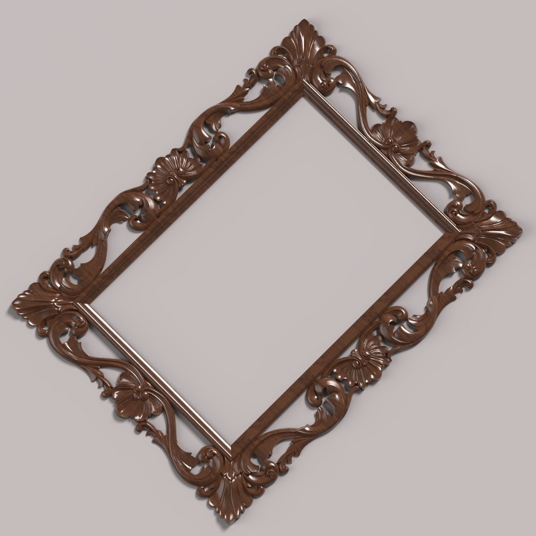 Carved Frame Cnc Model - TurboSquid 1218791