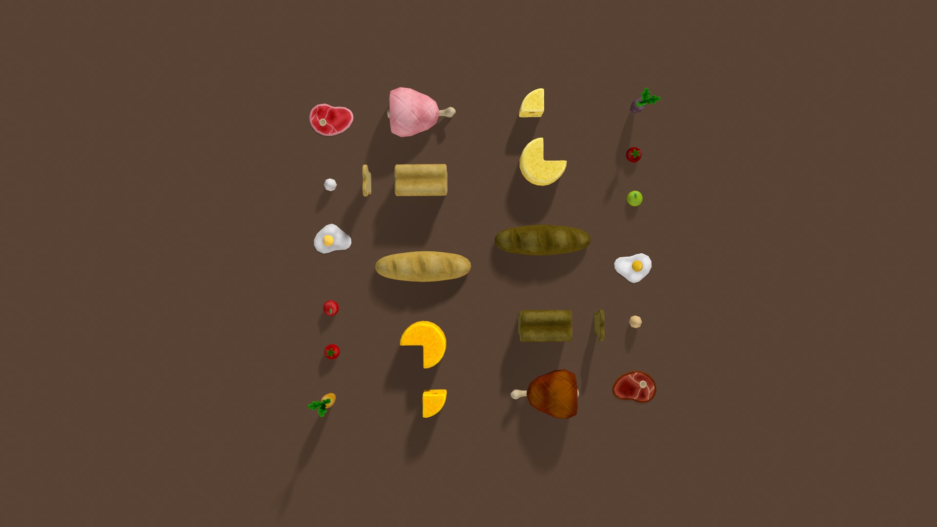 Stylized Food Pack 01 - Game-ready 3D Assets 3D Model - TurboSquid 2145346