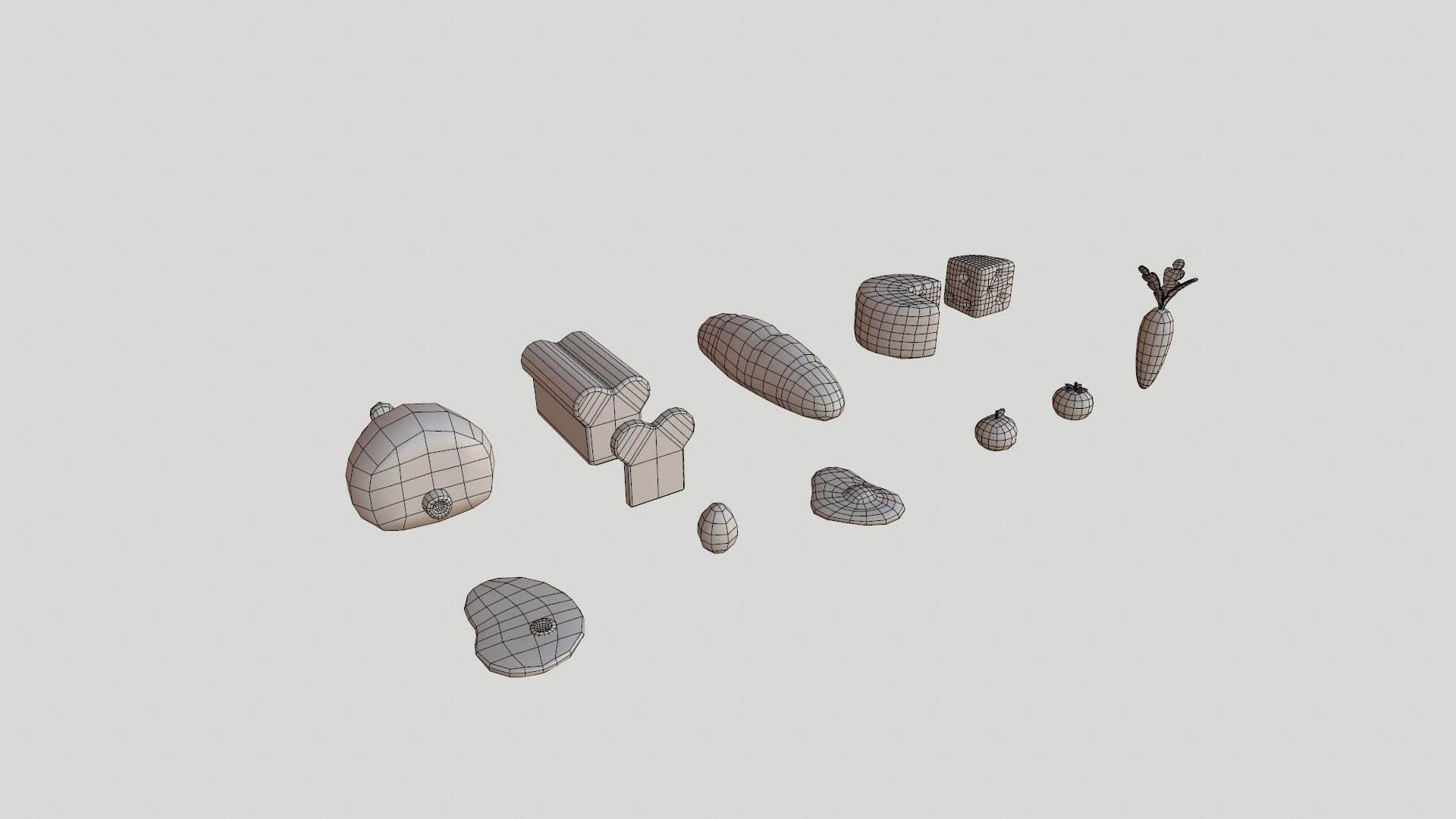 Stylized Food Pack 01 - Game-ready 3D Assets 3D Model - TurboSquid 2145346