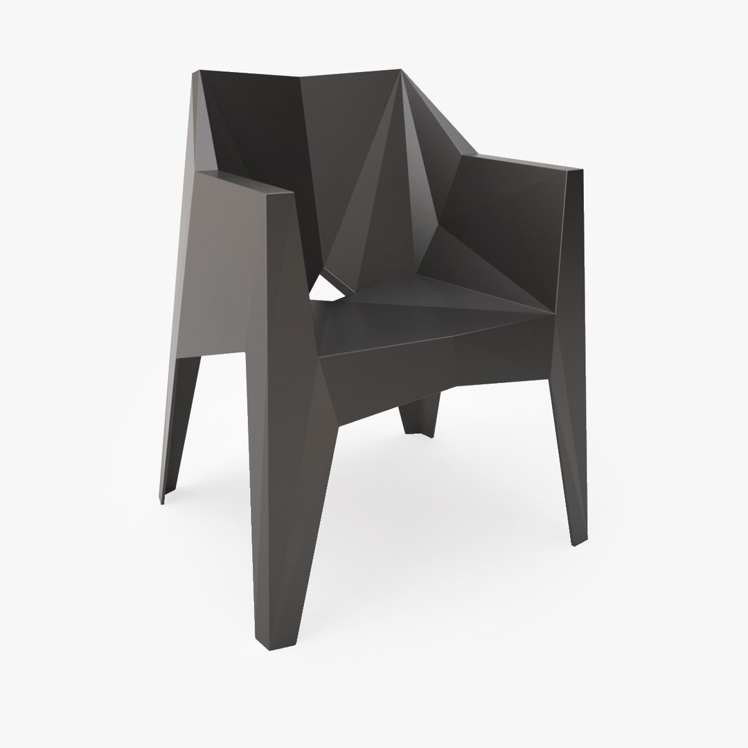 3d Model Vondom Voxel Silla Chair Design